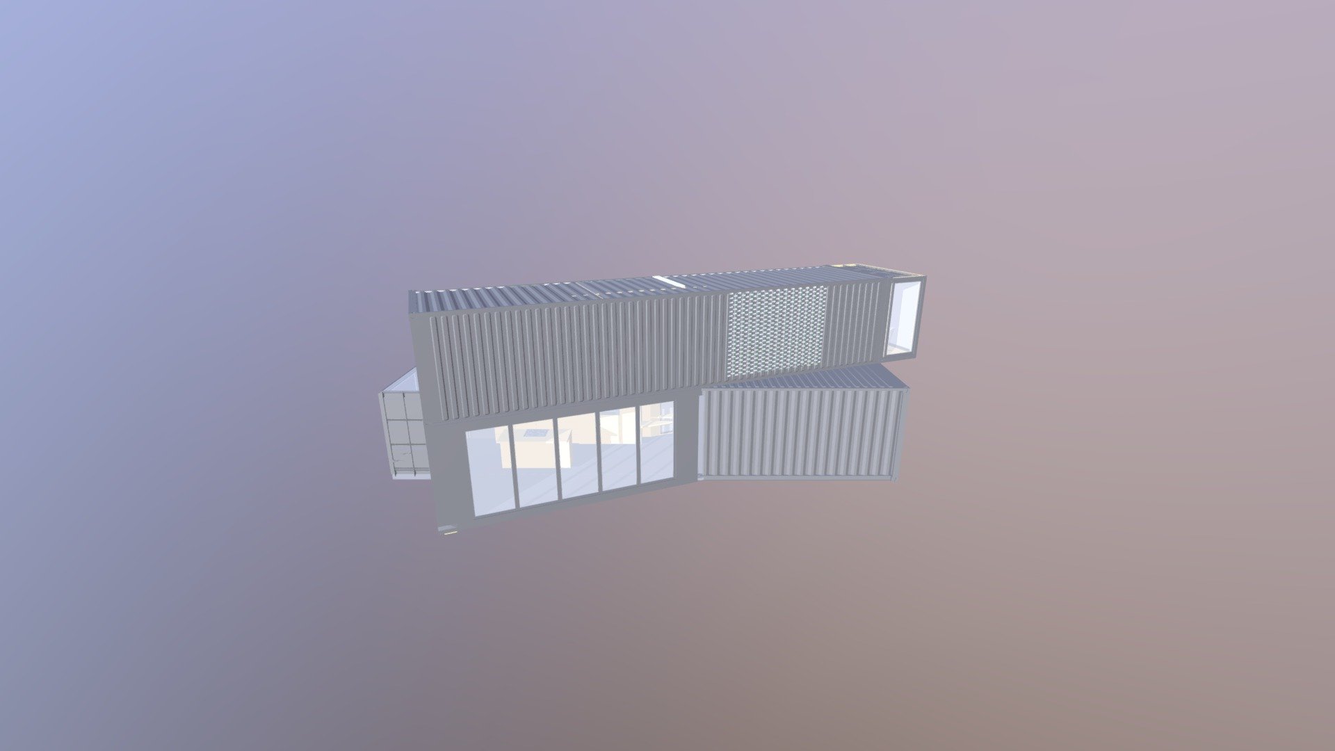 SHIPPING CONTAINER HOME - Download Free 3D model by amandakristine ...