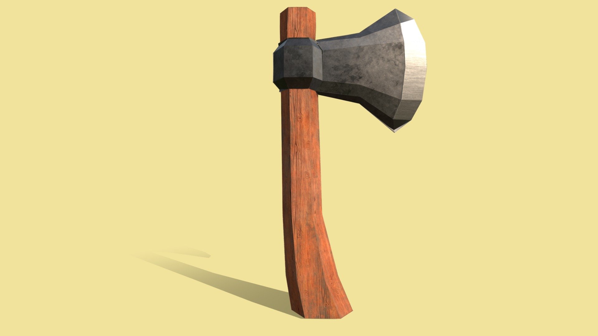Low Poly Axe - Download Free 3D model by Stacy (@stacyNunez) [3422312 ...