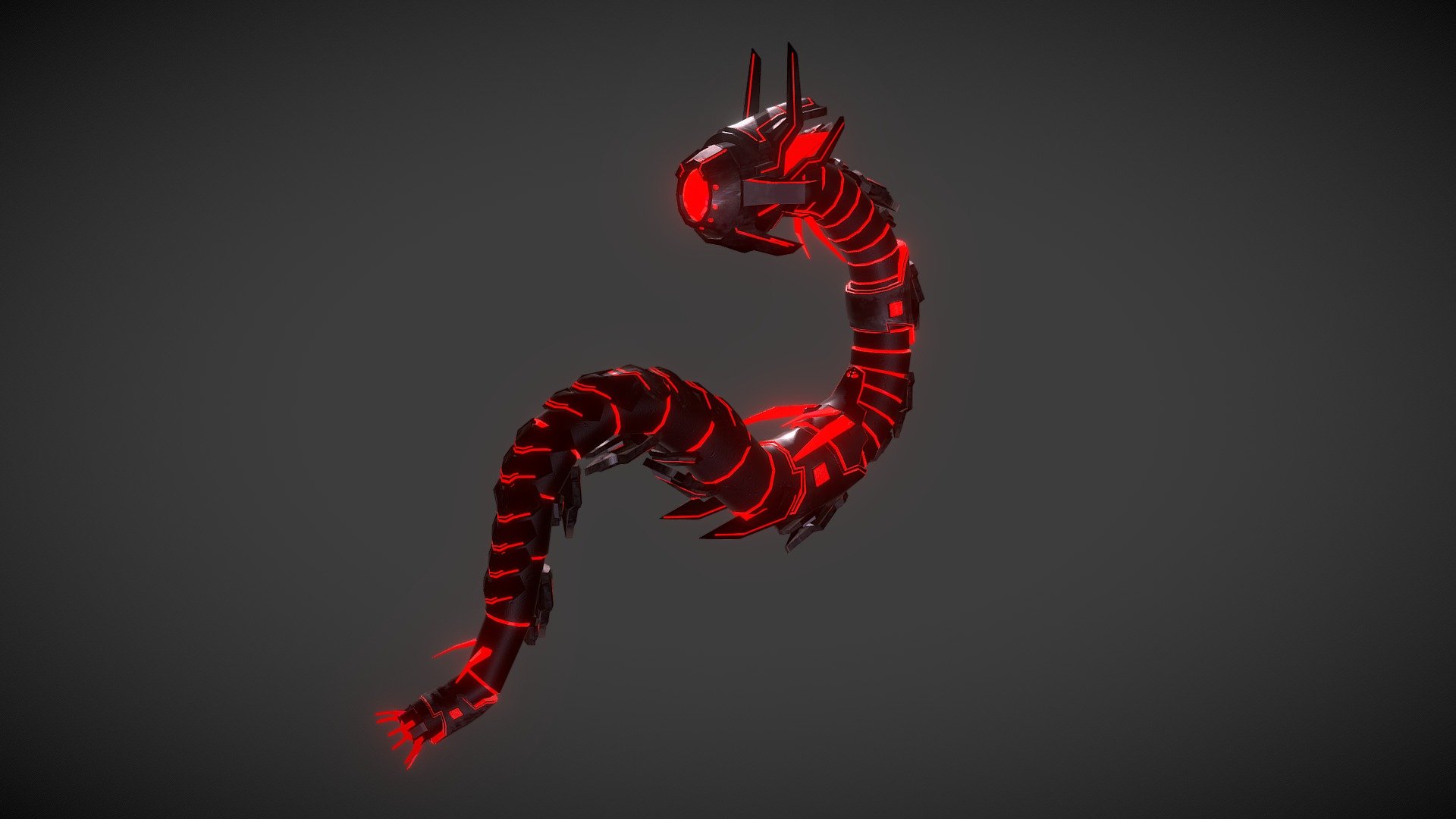 Hi-tech dragon - 3D model by Fedrane [3422f2d] - Sketchfab