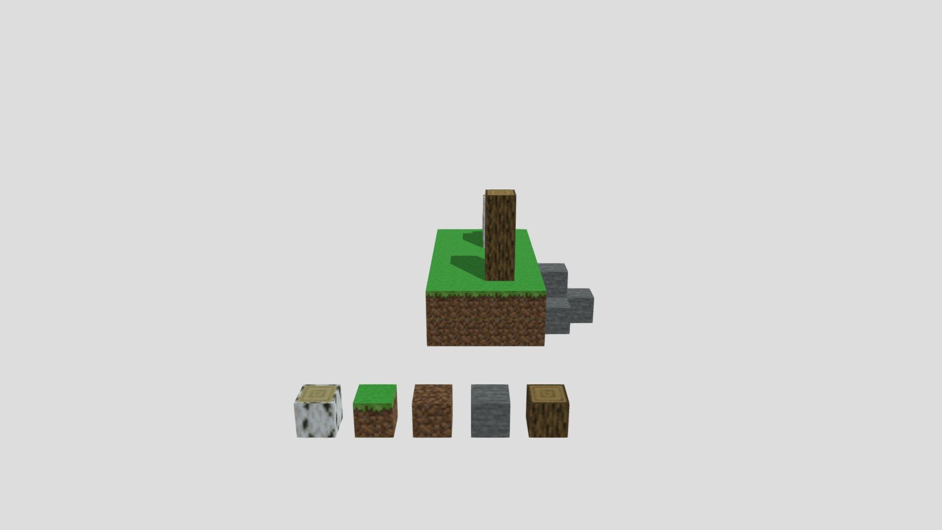 Minecraft Build - 3D model by Saevar [3424d3b] - Sketchfab