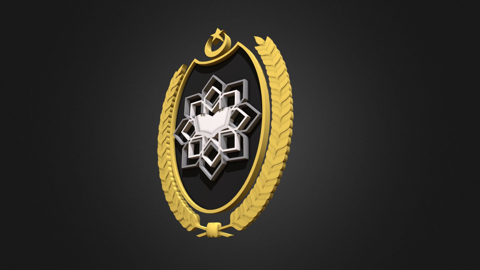 Logo Unisza - Download Free 3D model by addyputra [3426857] - Sketchfab
