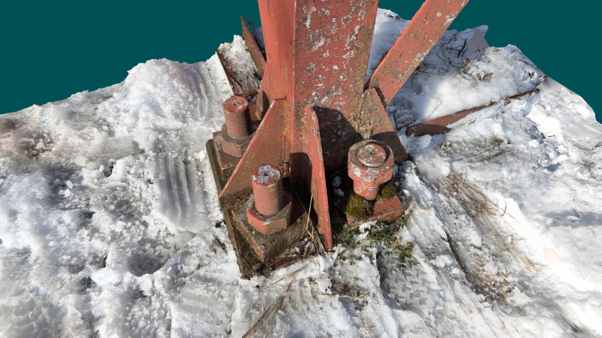 The foundation of the communications tower - Download Free 3D model by ...