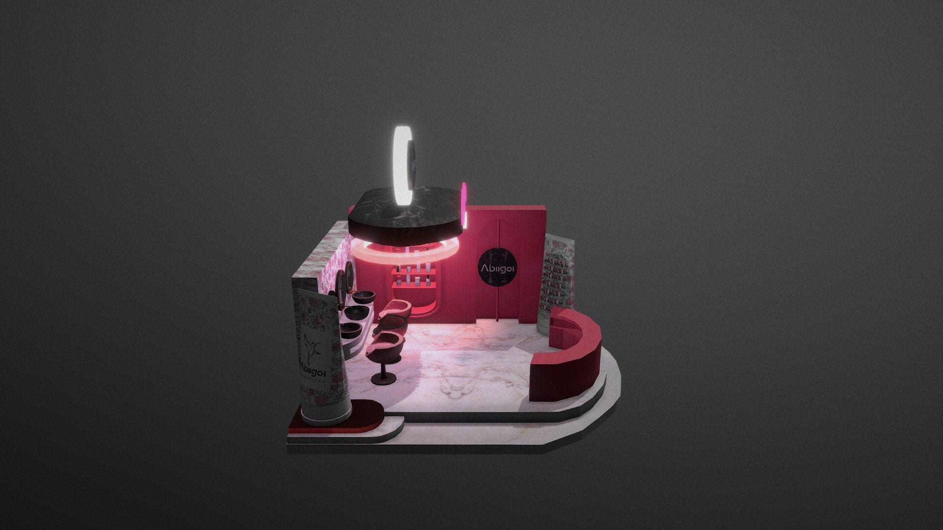 Stand final - 3D model by DGCreativo [3427706] - Sketchfab