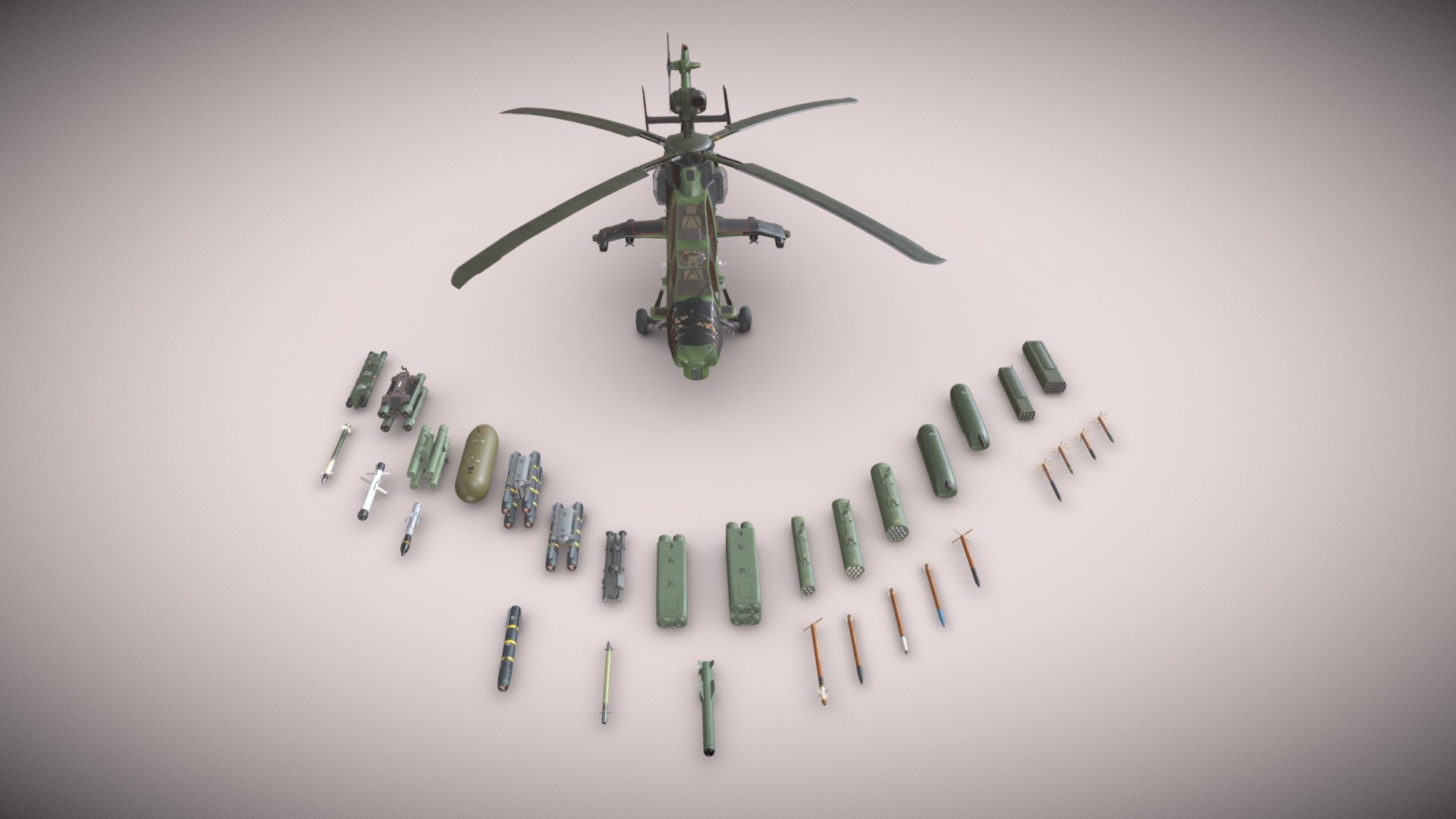 EC-665 Tiger HAC Germany Static - Buy Royalty Free 3D model by ...
