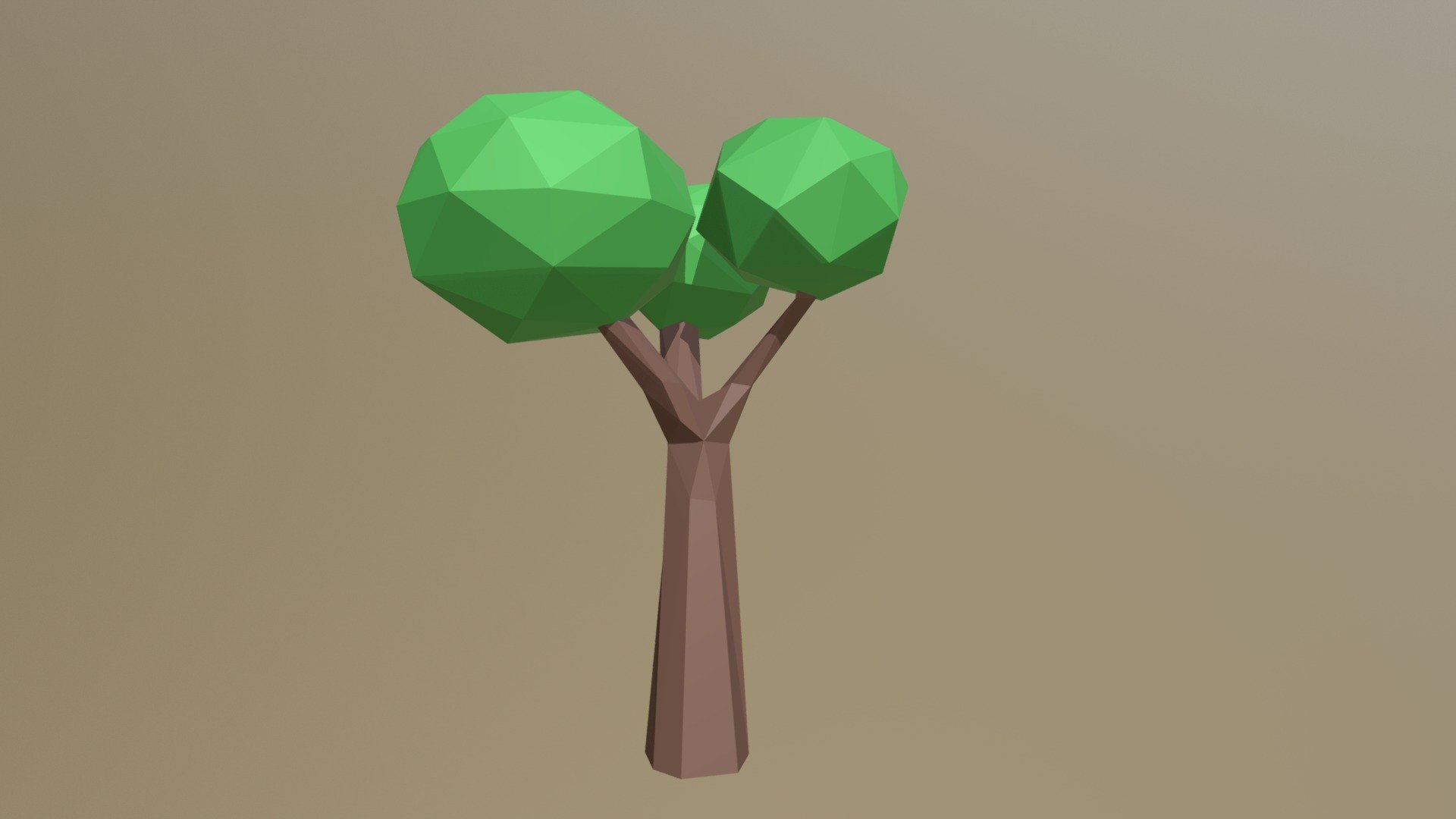 Arbol Low Poly - 3D model by ruchan [3429424] - Sketchfab