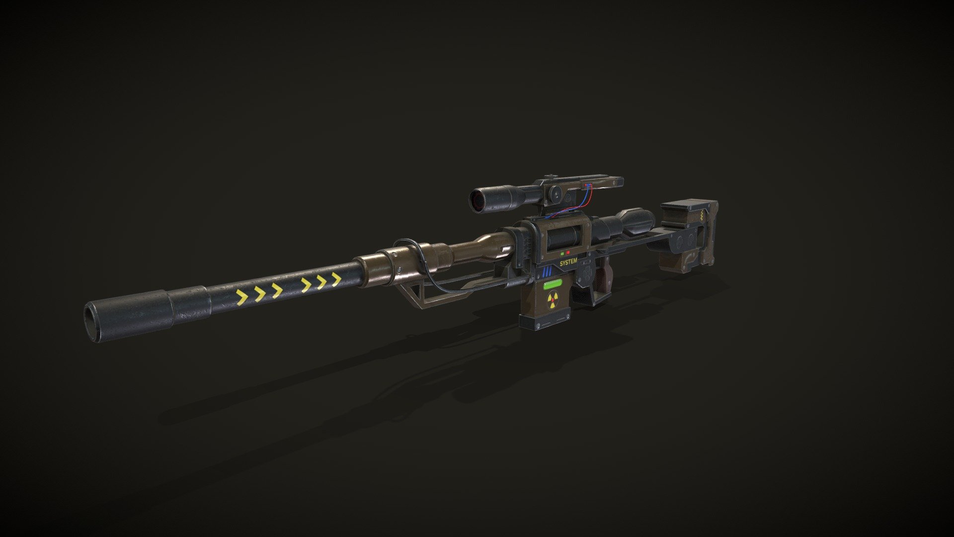 Sniper Rifle - 3D model by Elarium [34295e9] - Sketchfab