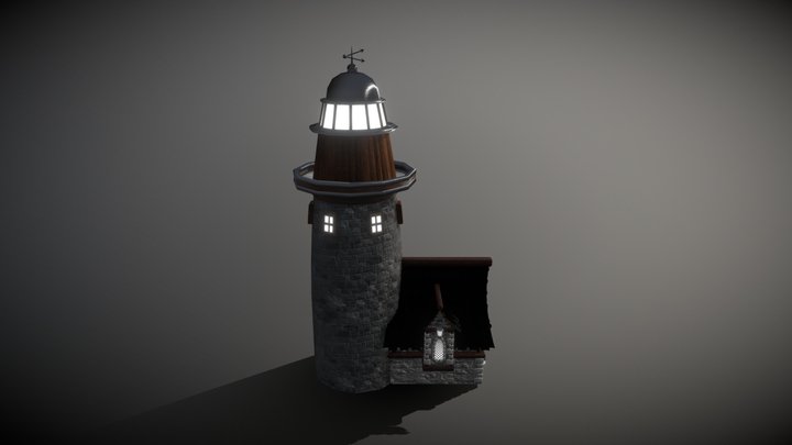 Lighthouse-medieval-house 3D models - Sketchfab