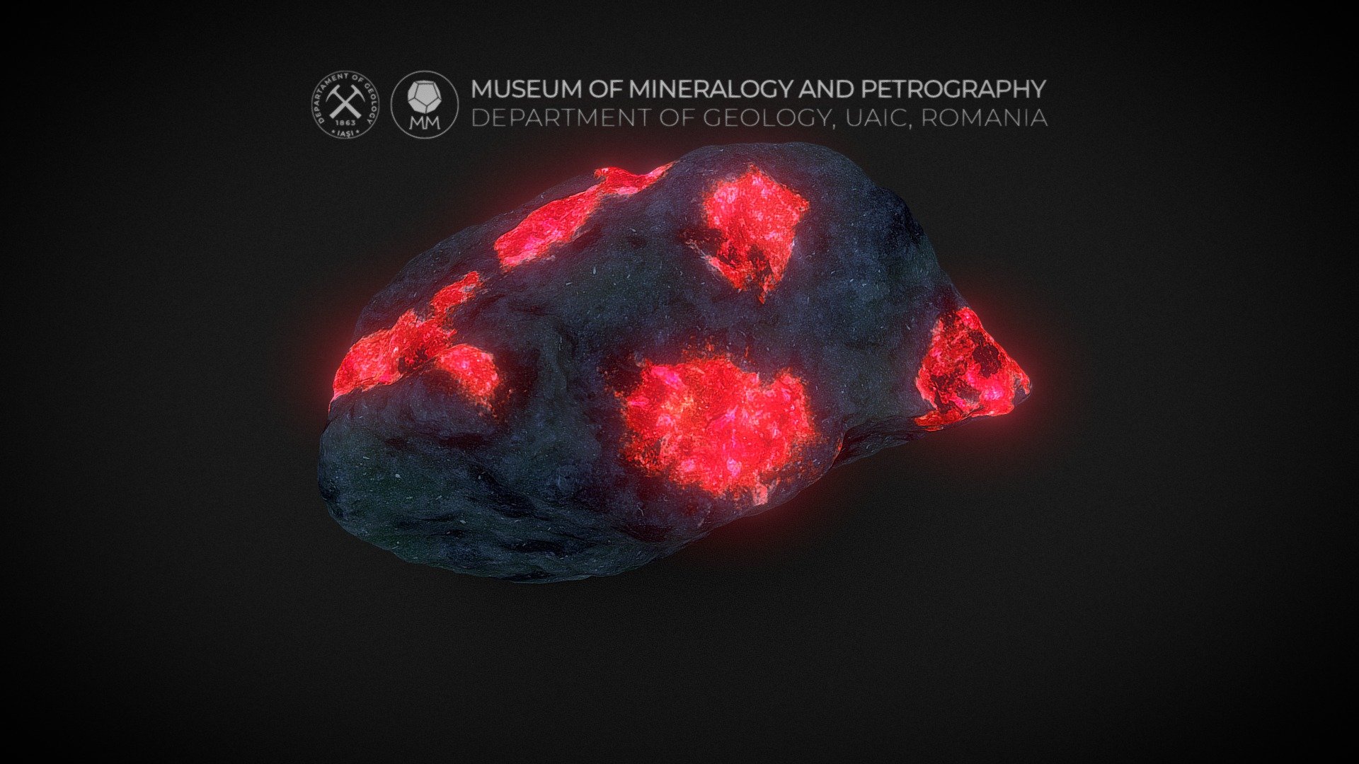 Ruby mineral under UV light - 3D model by Museum of Mineralogy and ...