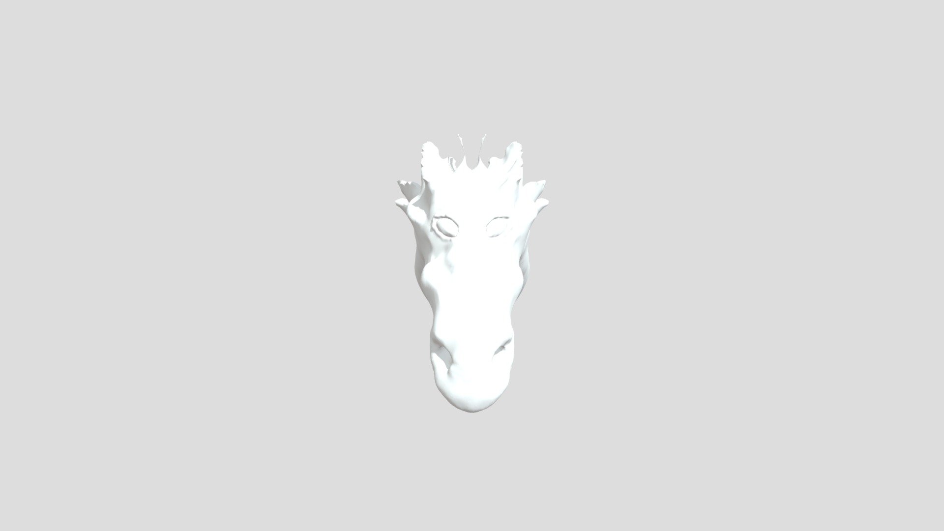 Dragon Face Presentable - Download Free 3D model by Torin11 [342dd07 ...
