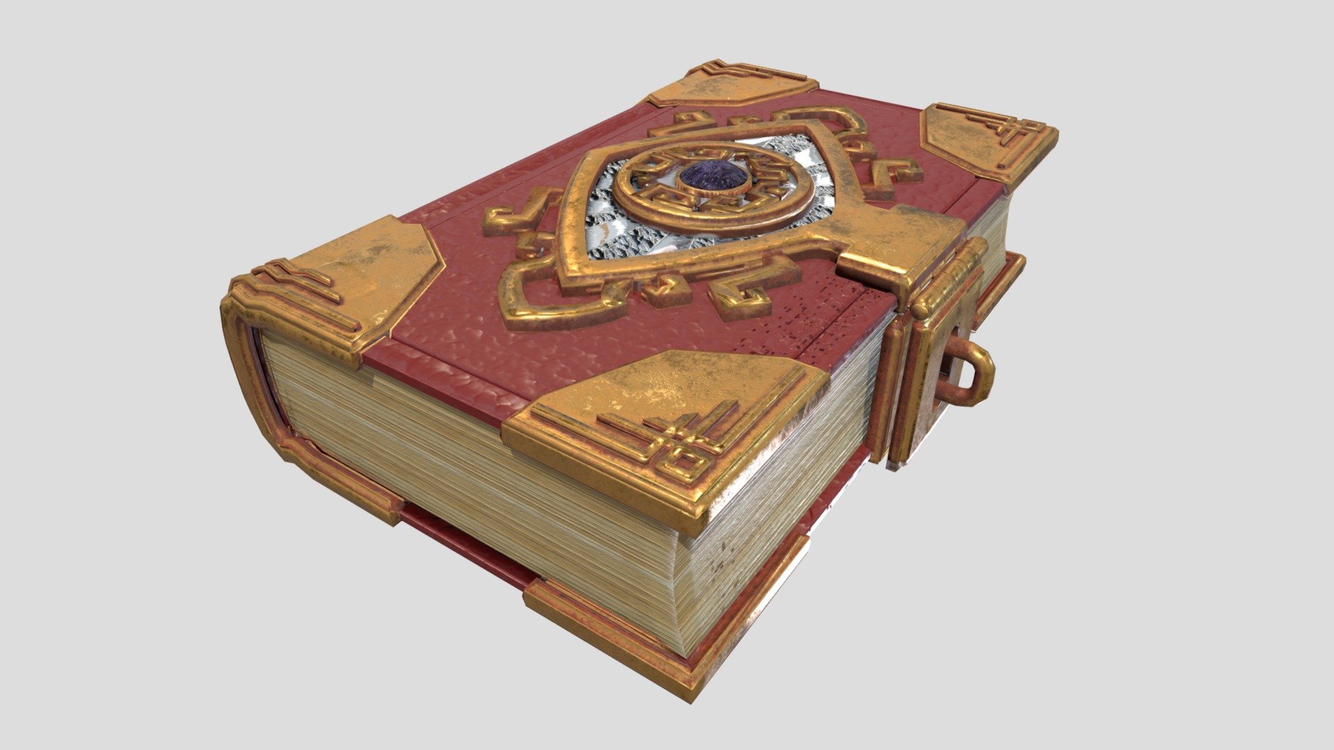 Old Magical Tome - 3D model by BearZDraws [342e420] - Sketchfab