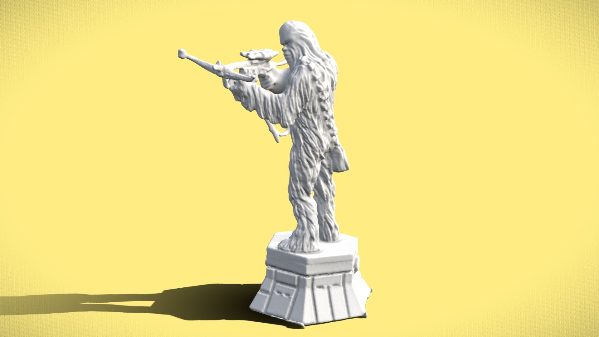 SW CHEWBACCA CHESS FIGURE - 3D SCAN - Download Free 3D model by ...