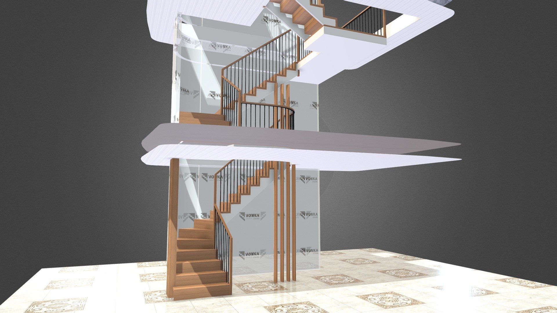 Trodd - V3 - Download Free 3D model by Arek @ Vonka Stairs (@A.Vonka ...