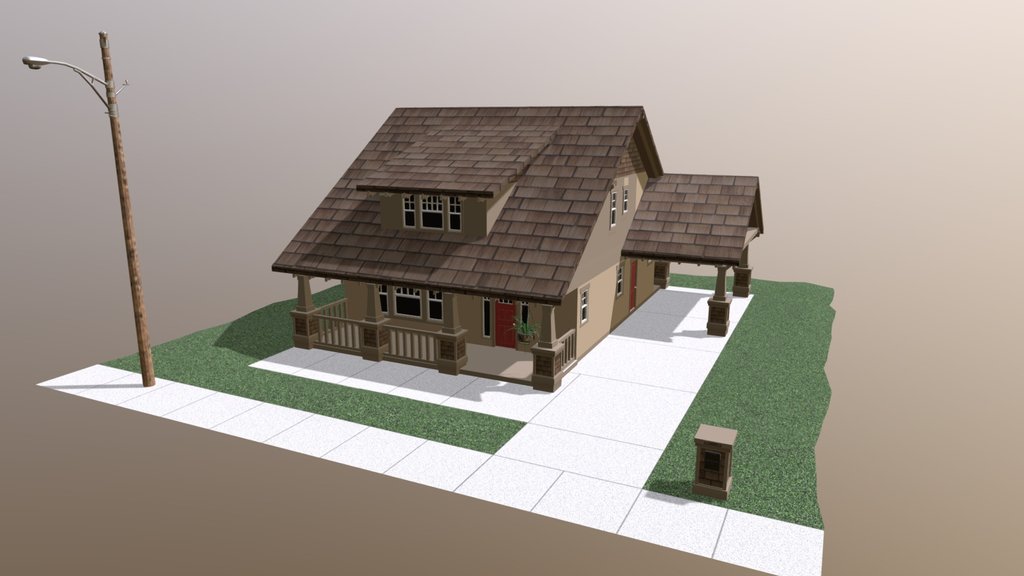 Comic houses - A 3D model collection by Arlogoblin - Sketchfab