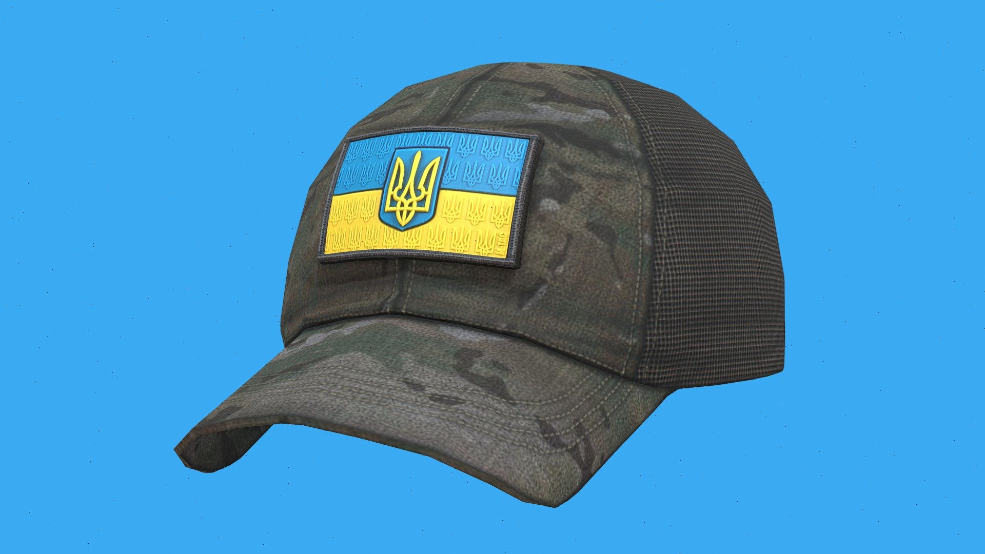 Ukrainian Patched Cap - 3D model by ℜ𝔢𝔞𝔩 𝔖𝔩𝔦𝔪 𝔖𝔥𝔞𝔡𝔶 (@real_slimshady ...
