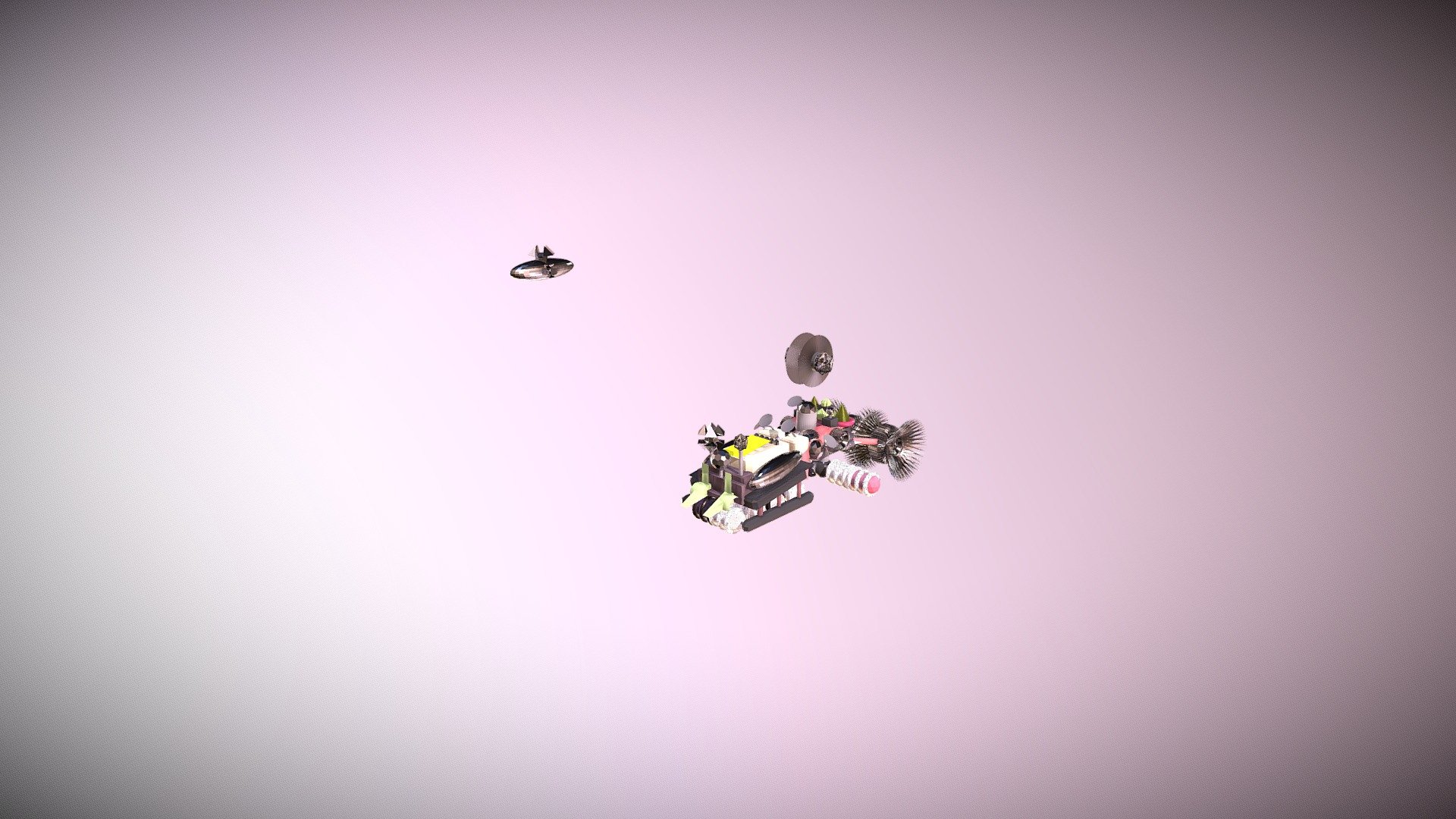 Abstract Space Explorer Color - 3D model by Sasa_Pozder [3431456 ...