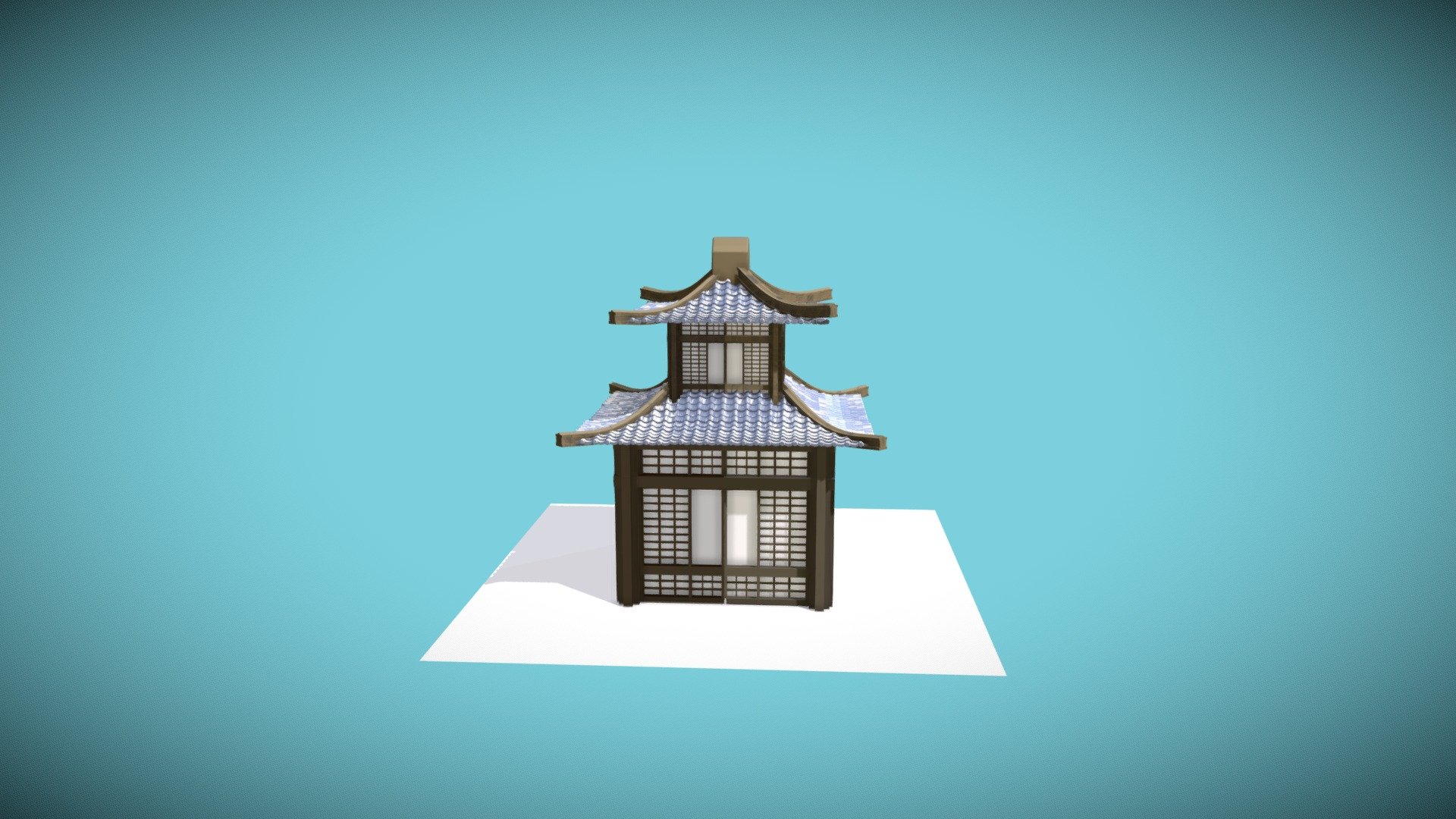 JapaneseHouse - 3D model by Jack M (@jmoreland) [343593c] - Sketchfab