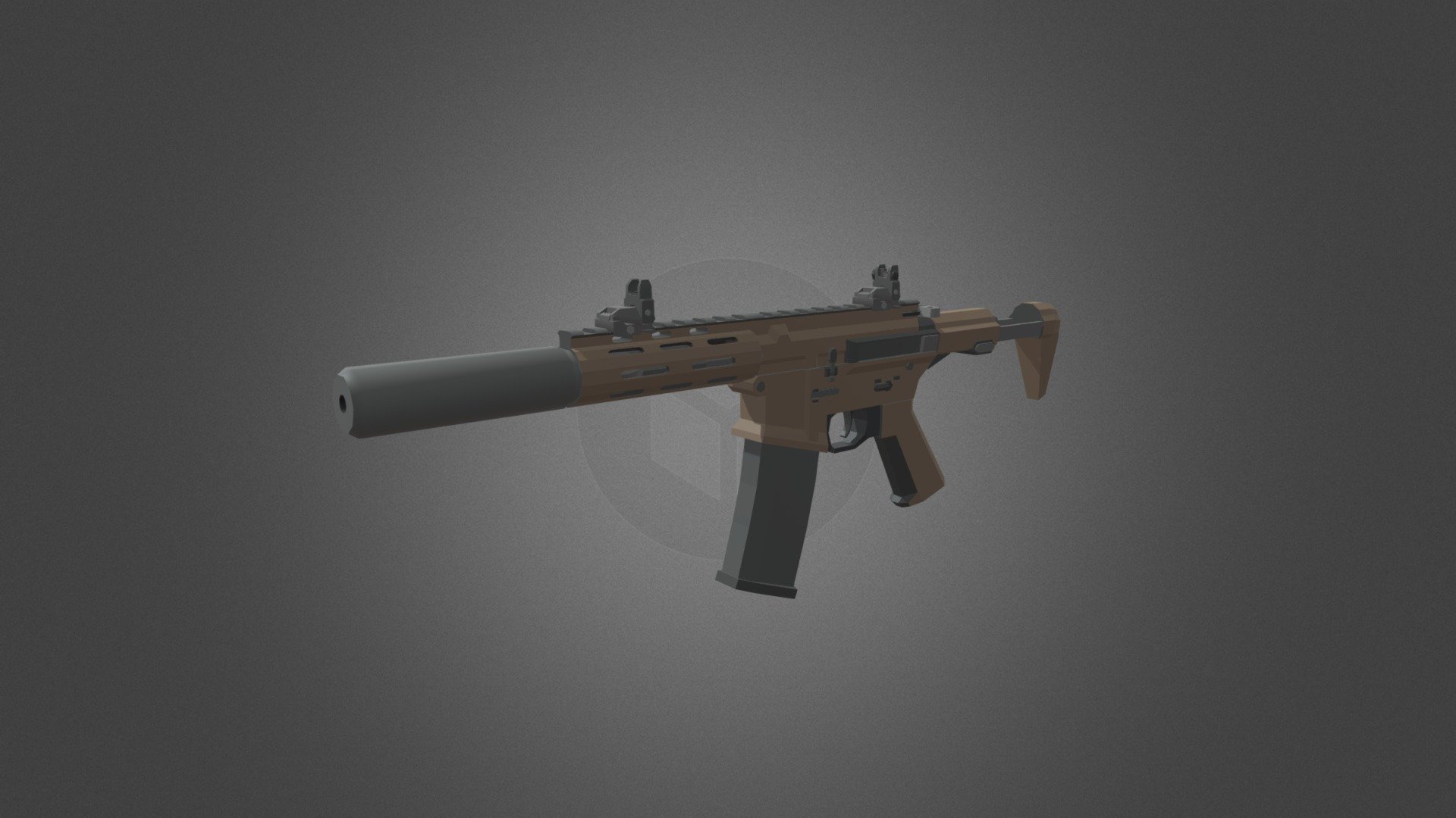 Low Poly Honey Badger - 3D model by LowPolyCount (@EndangeredOXX ...