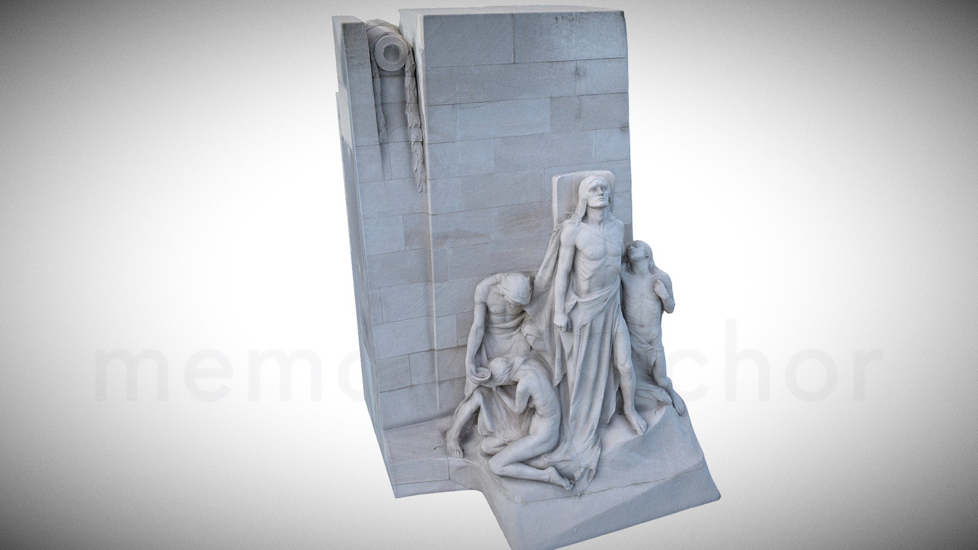 Sympathy of the Canadians for the Helpless Vimy - 3D model by Memory ...