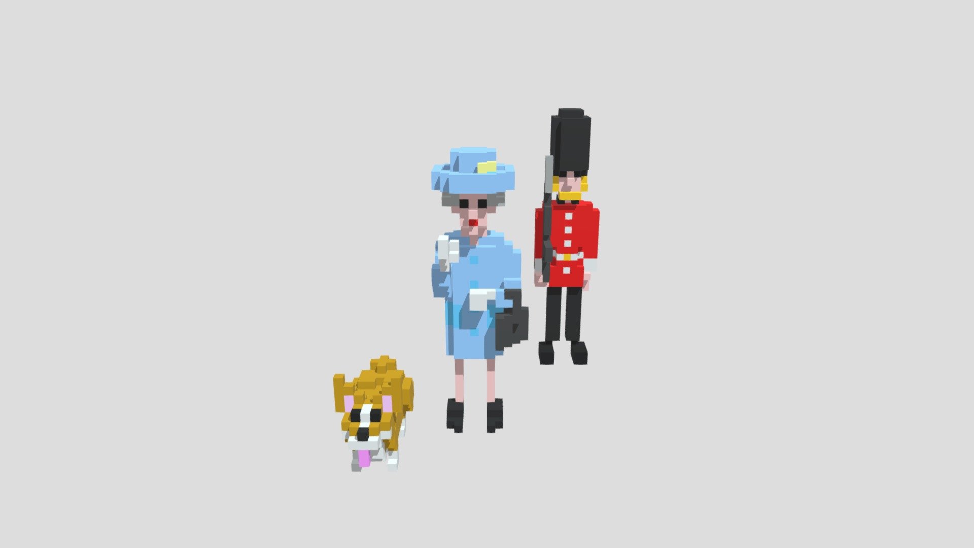 Queen Elizabeth II - 3D model by colombo0718 [3439a2d] - Sketchfab