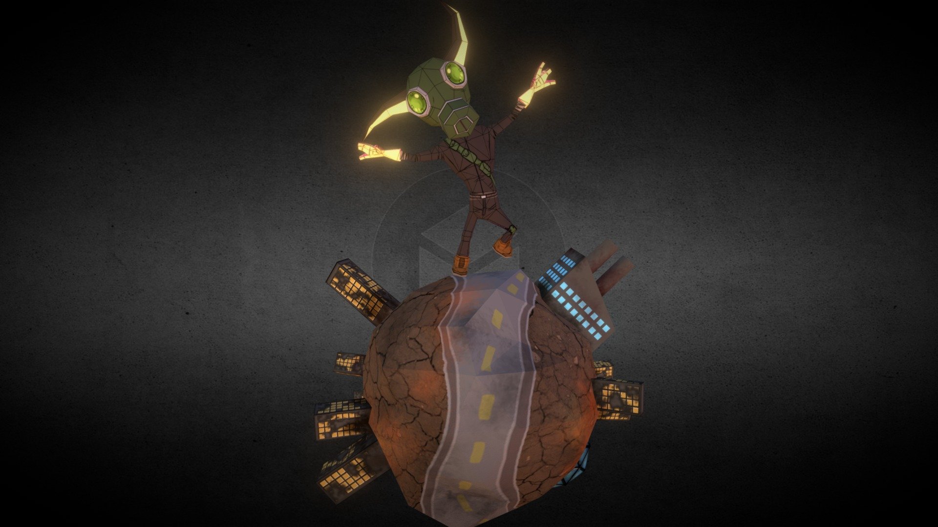 Chibi Jester - 3D model by warpentak [343a1bf] - Sketchfab