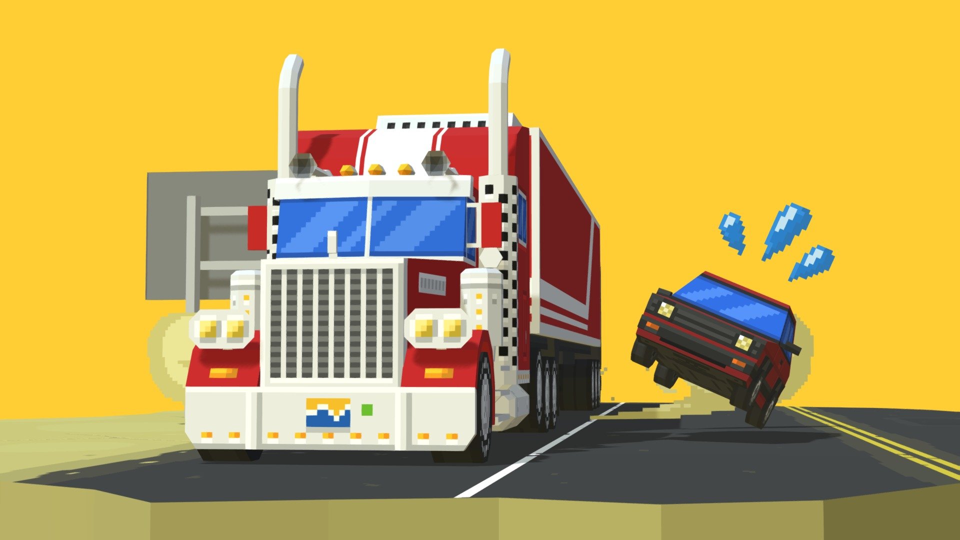"Bigfoot" Semi Truck Diorama - 3D model by StoneRabbit [343a232 ...