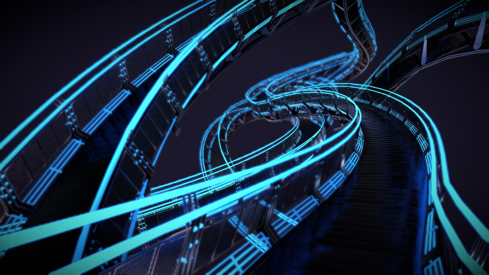 Skybridge Demo 2 - Download Free 3D model by ChamberSu (@chambersu1996 ...