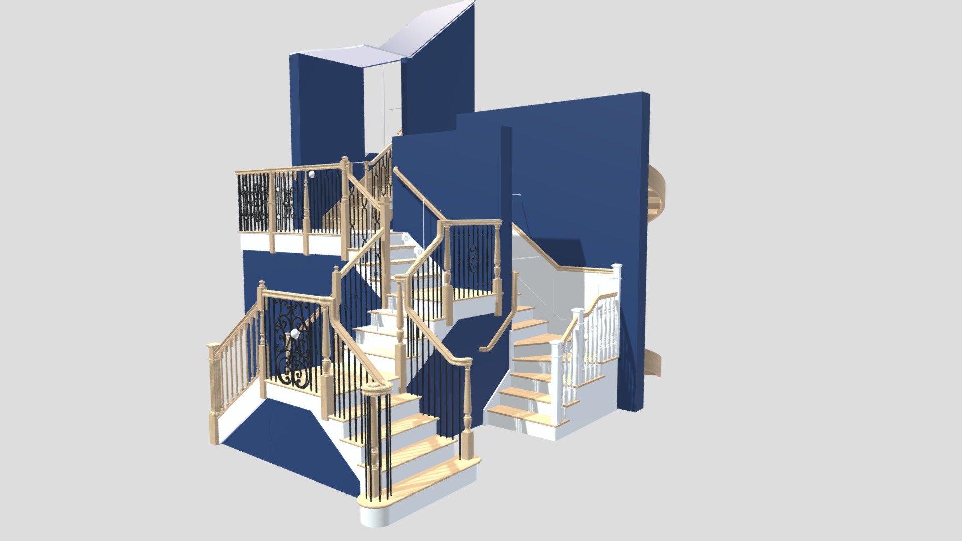 Stair Building Code - 3D model by 3D Software for Stair Design and ...