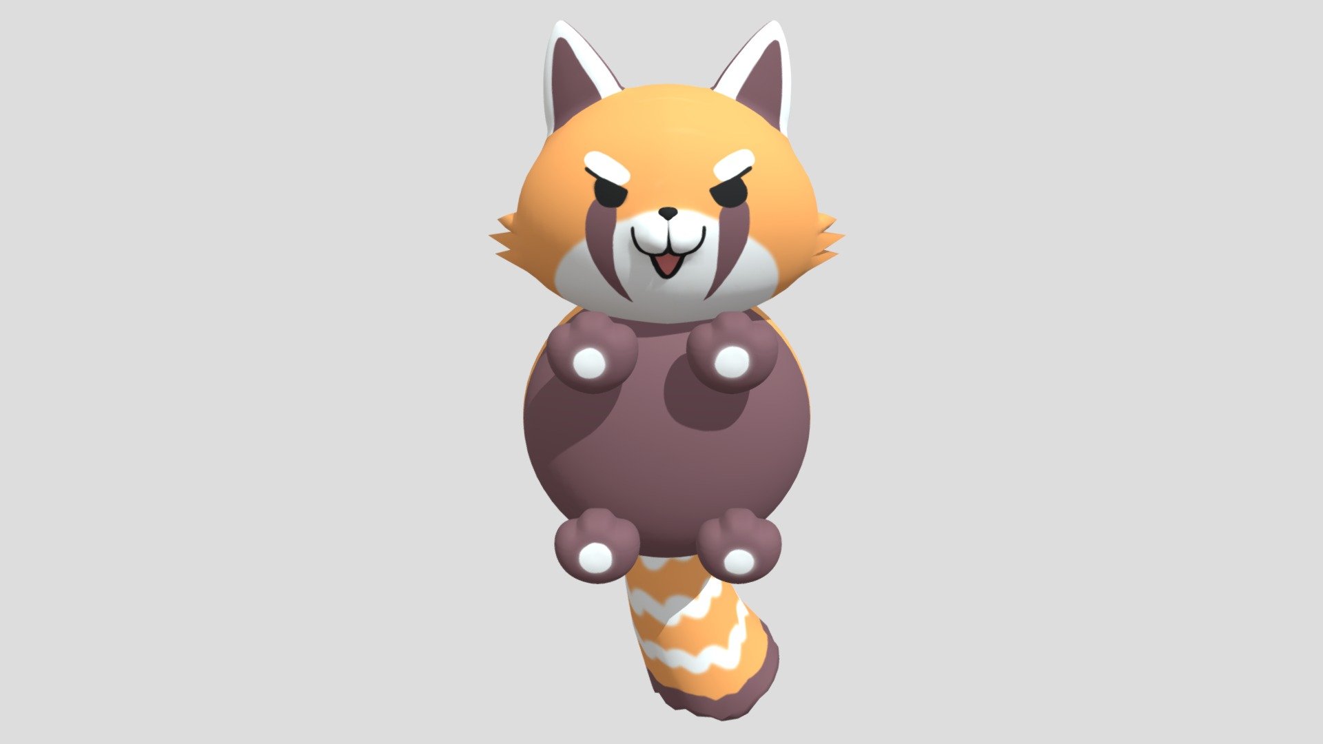 Rocket! Komachi Panko's Red Panda! - 3D model by Noby Grand (@NobyGrand ...