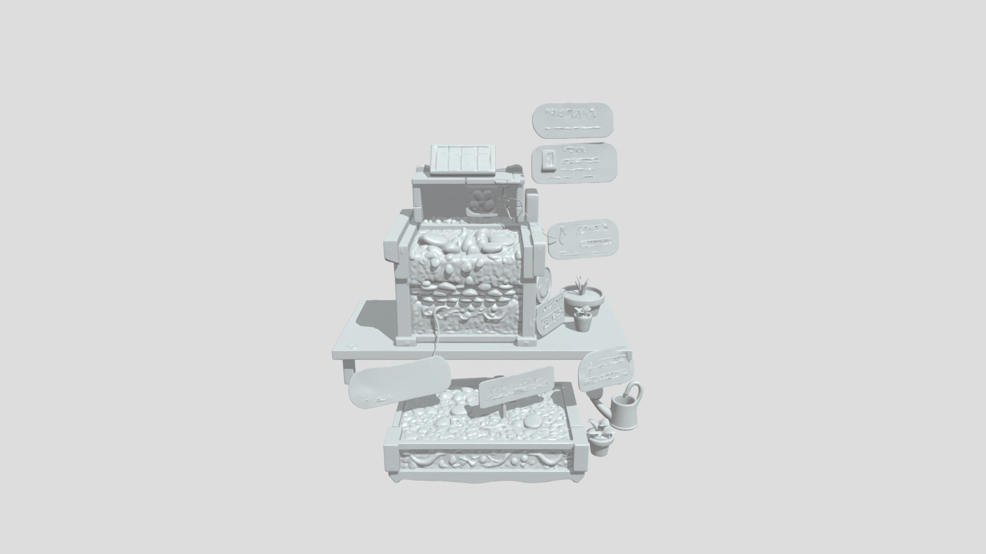 Solar-powered organic compost system - Download Free 3D model by ...