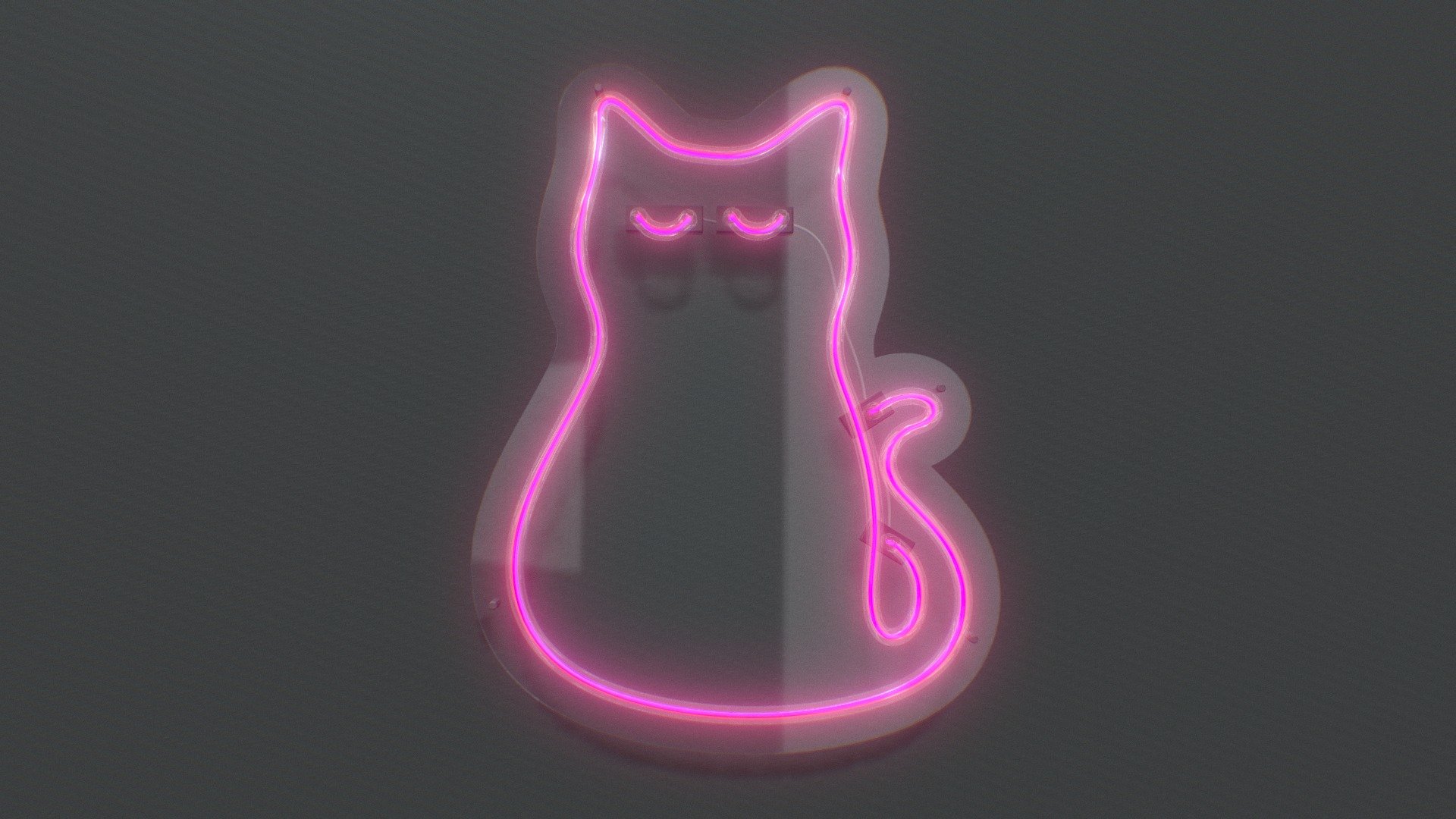 Cat 1 - Neon Sign - Buy Royalty Free 3D model by NEONPLEX [343ef14 ...