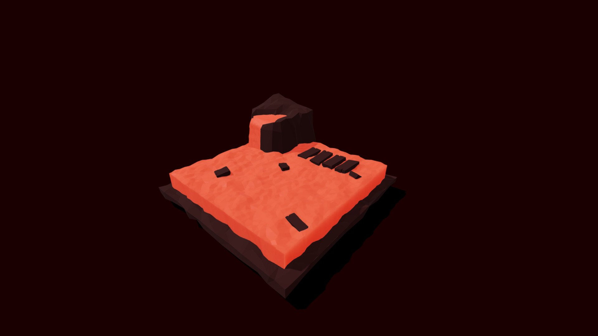 Isometric lava - Download Free 3D model by BazzaTRD [343f0ed] - Sketchfab