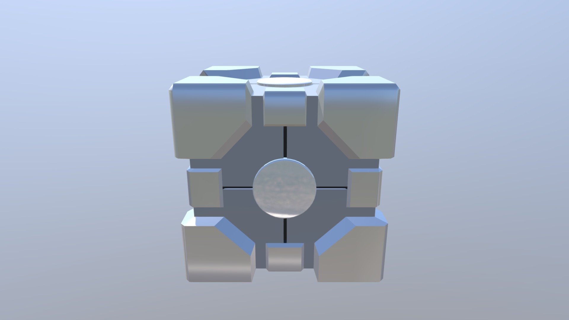 Portal Cube - 3D model by ryan.drake.650 [343f4dd] - Sketchfab