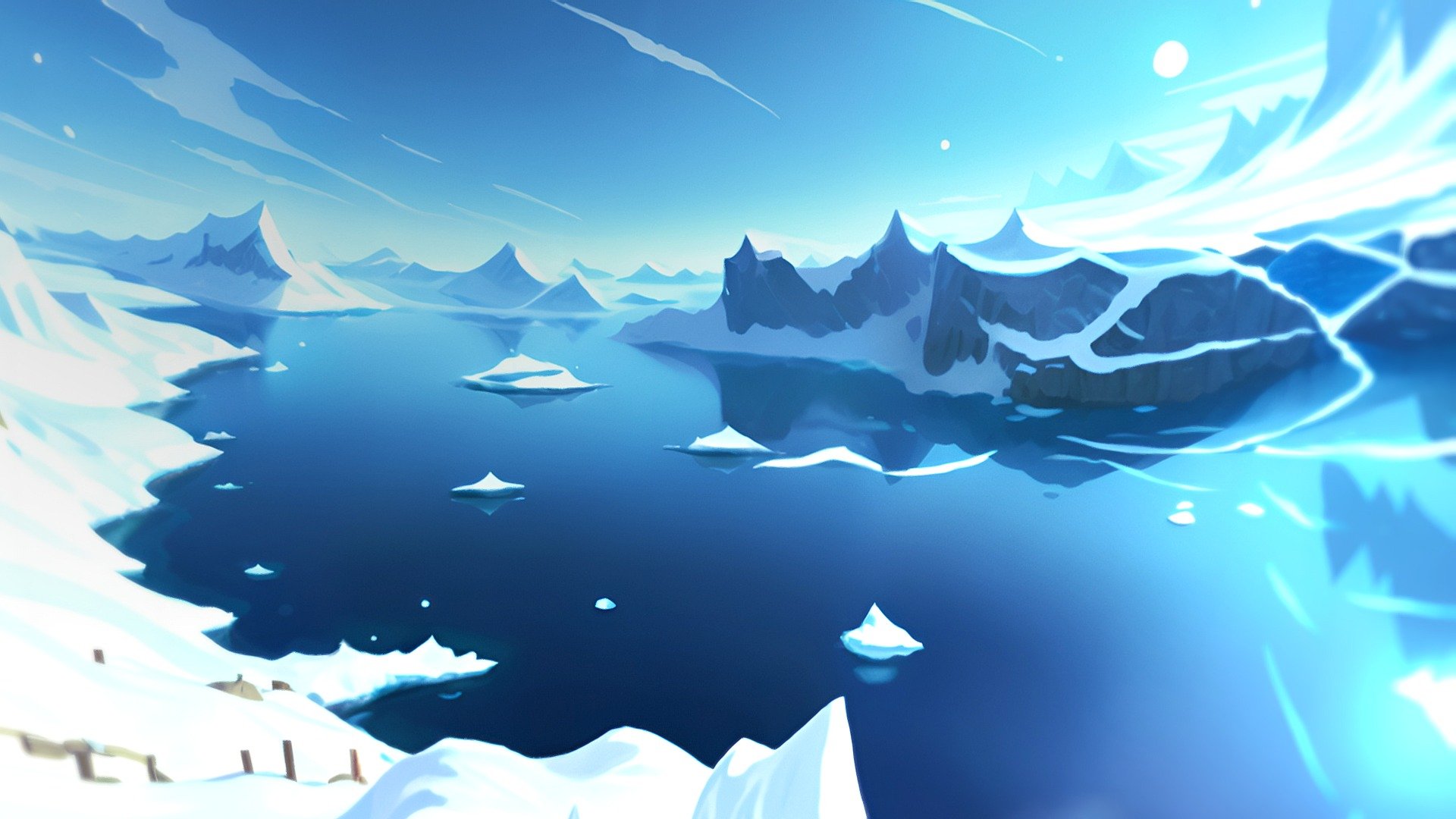 Winter Landscape Skybox - Buy Royalty Free 3D model by Deepak_Sharma ...
