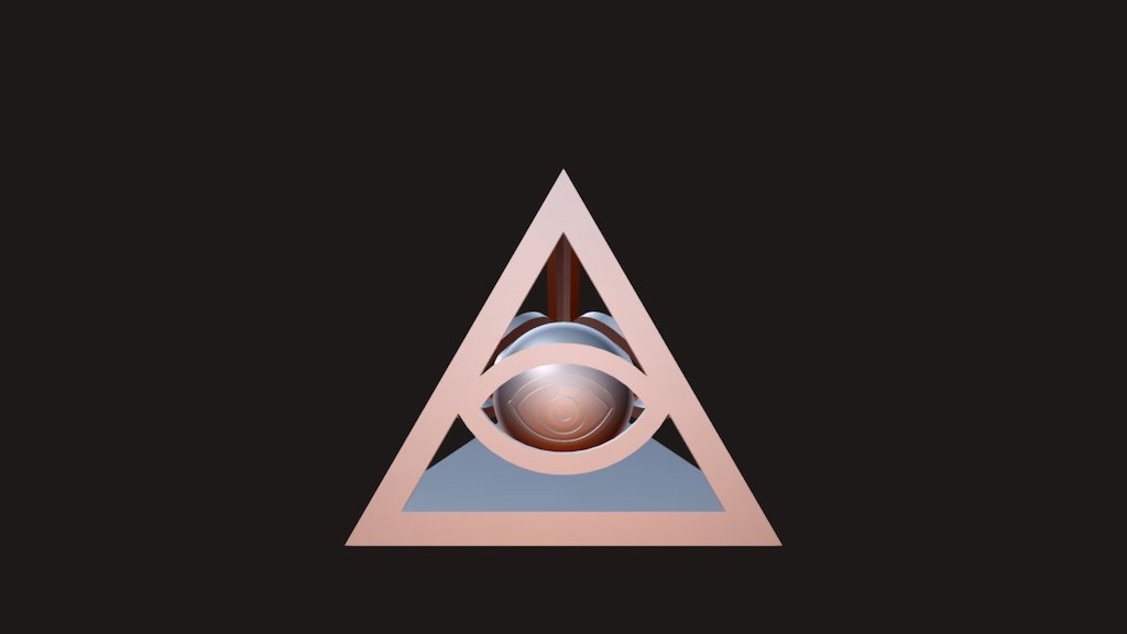 eye in the pyramid - 3D model by DmitriyBoya (@monster_jam) [3442395 ...