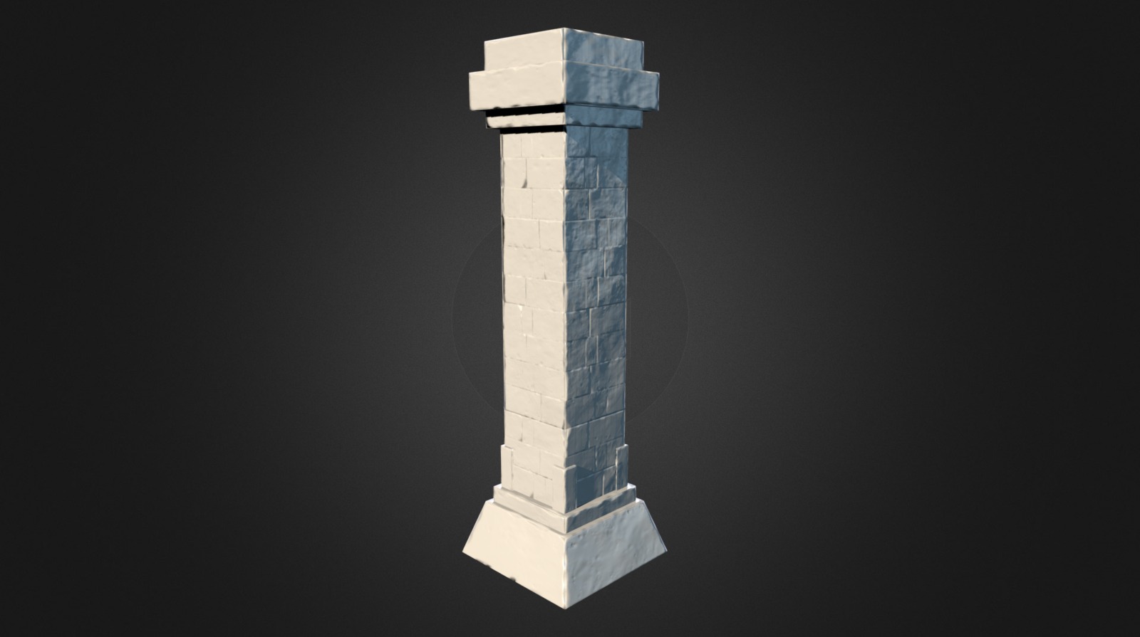 Stone Column - 3D model by Gearen [3445c2c] - Sketchfab