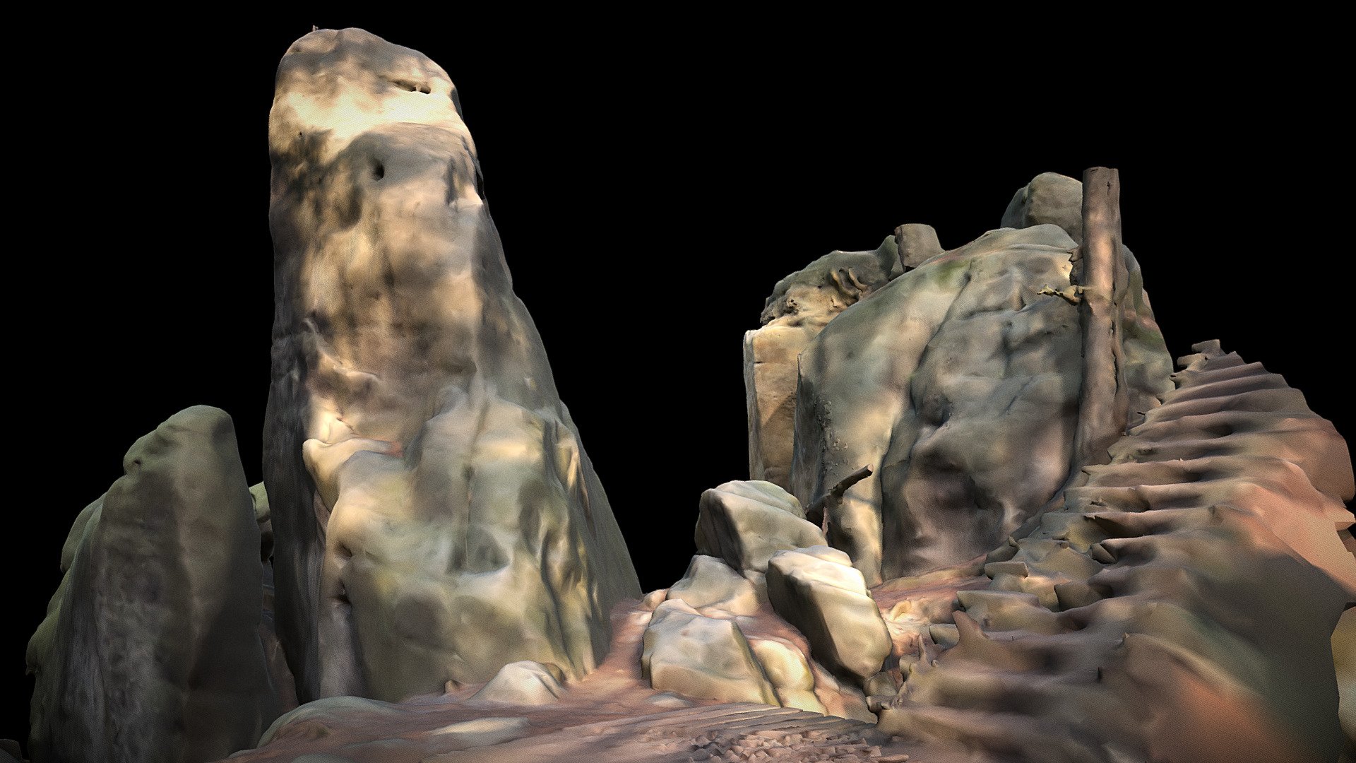 Adršpach - Křížový vrch - skála Páter - 3D model by Tomáš Musílek ...