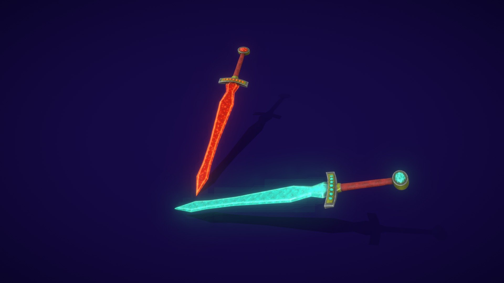 Magic sword - 3D model by tiposliva [34471dc] - Sketchfab