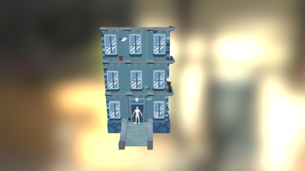 Textured House Asset - 3D model by yangyangg [344727d] - Sketchfab