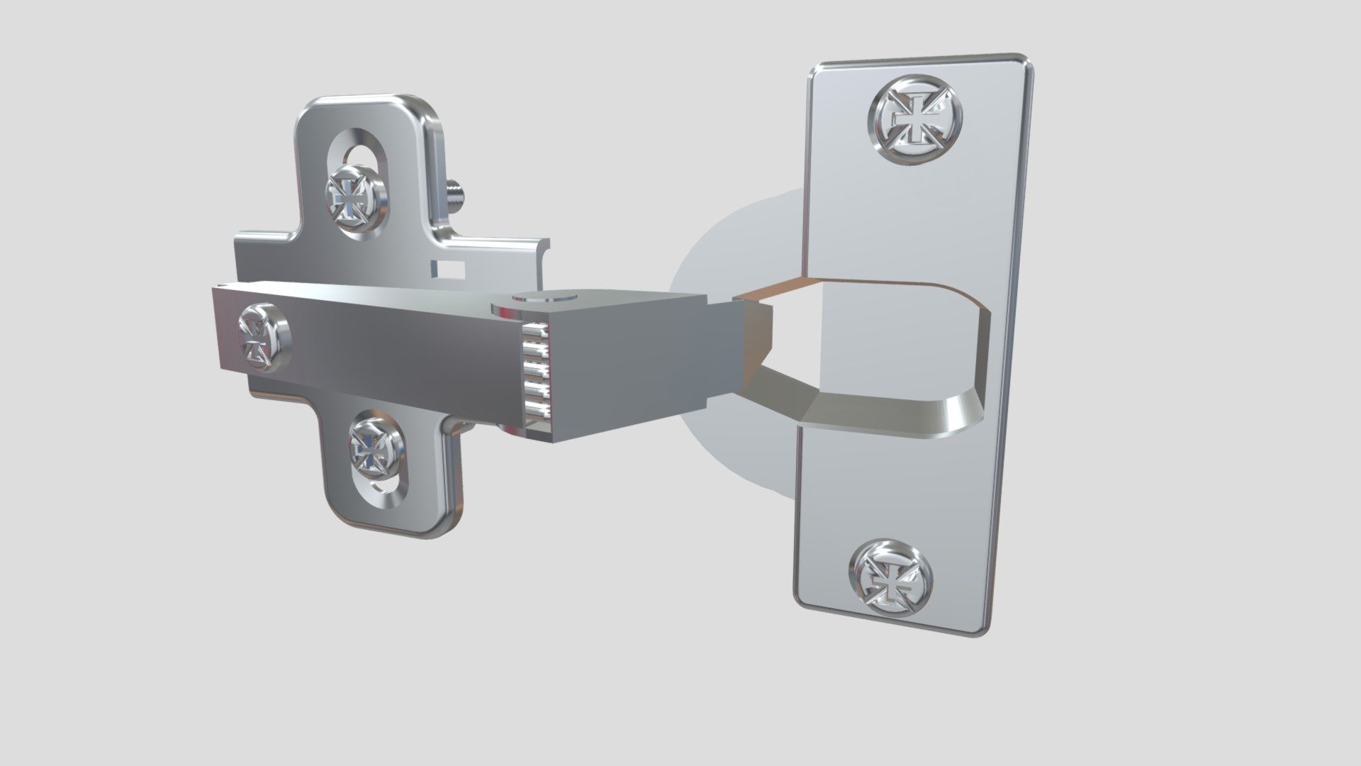 Furniture hinge - 3D model by mARTon3D (@Marta4) [3447b2f] - Sketchfab