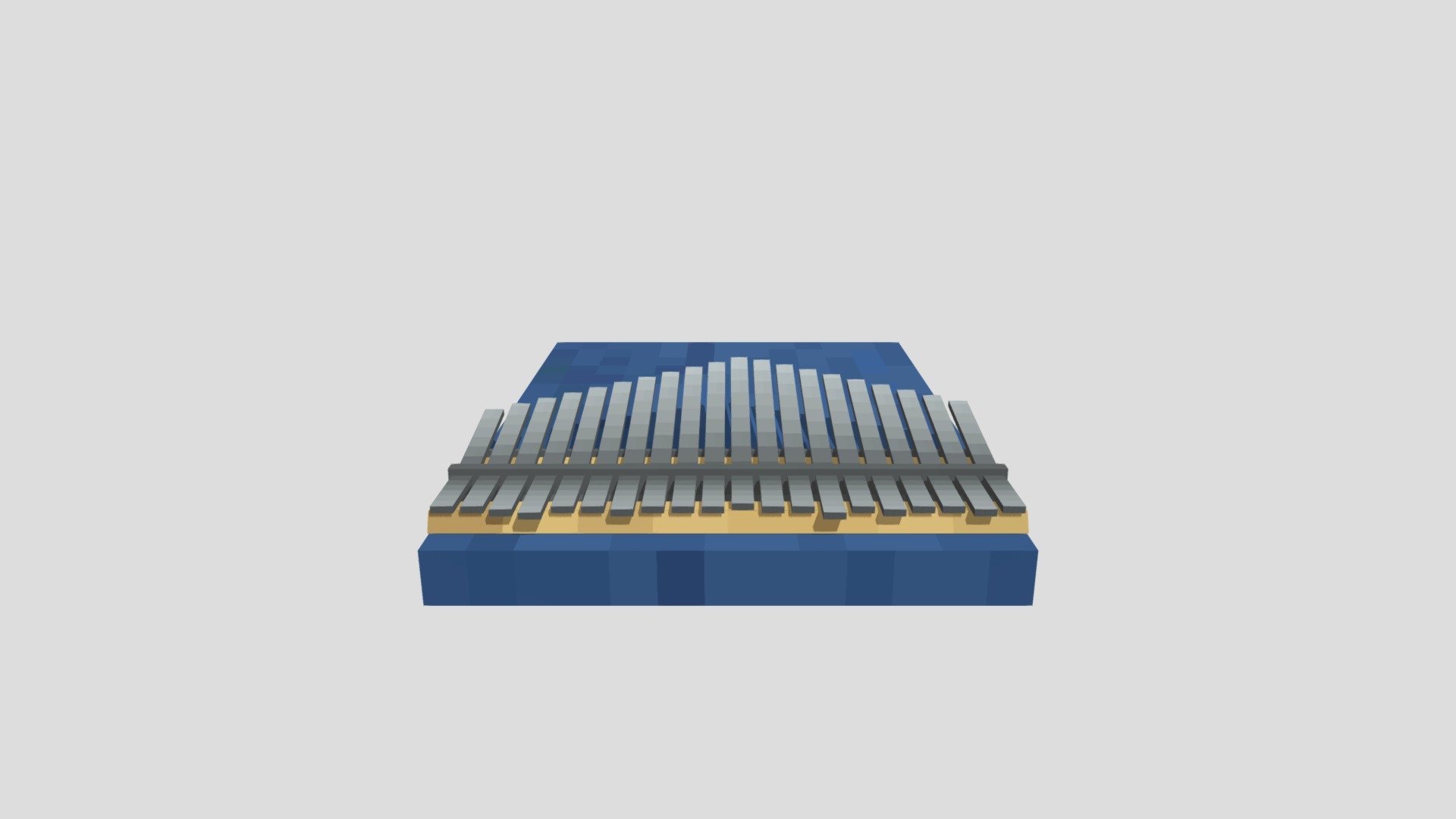 Blue Kalimba - Download Free 3D model by VirtualOvertime [3447f32 ...