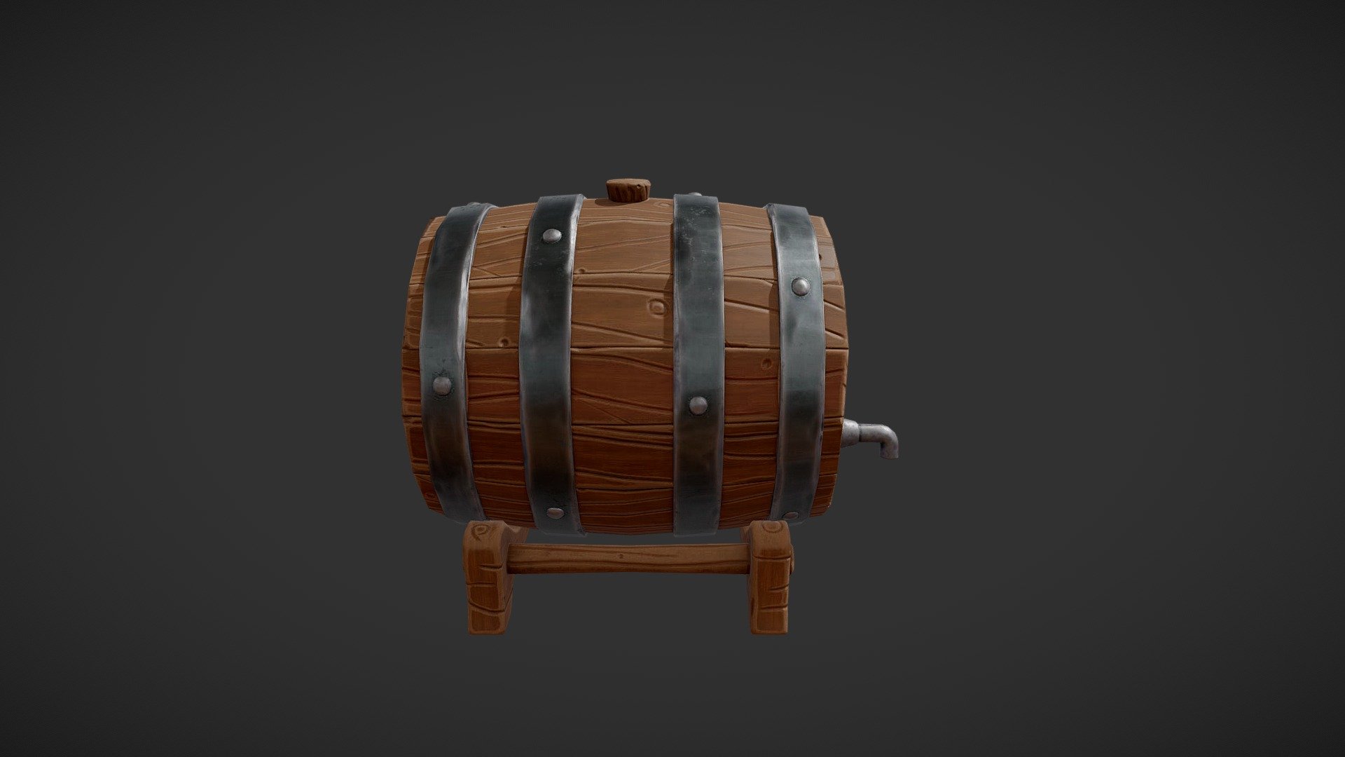 Wine Barrel - 3D model by DarkRhino003 [34485ee] - Sketchfab