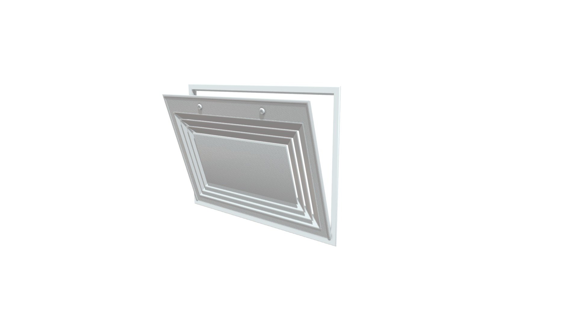 Fan COil Channel Door Grille - 3D model by Shahrokhi Technical ...