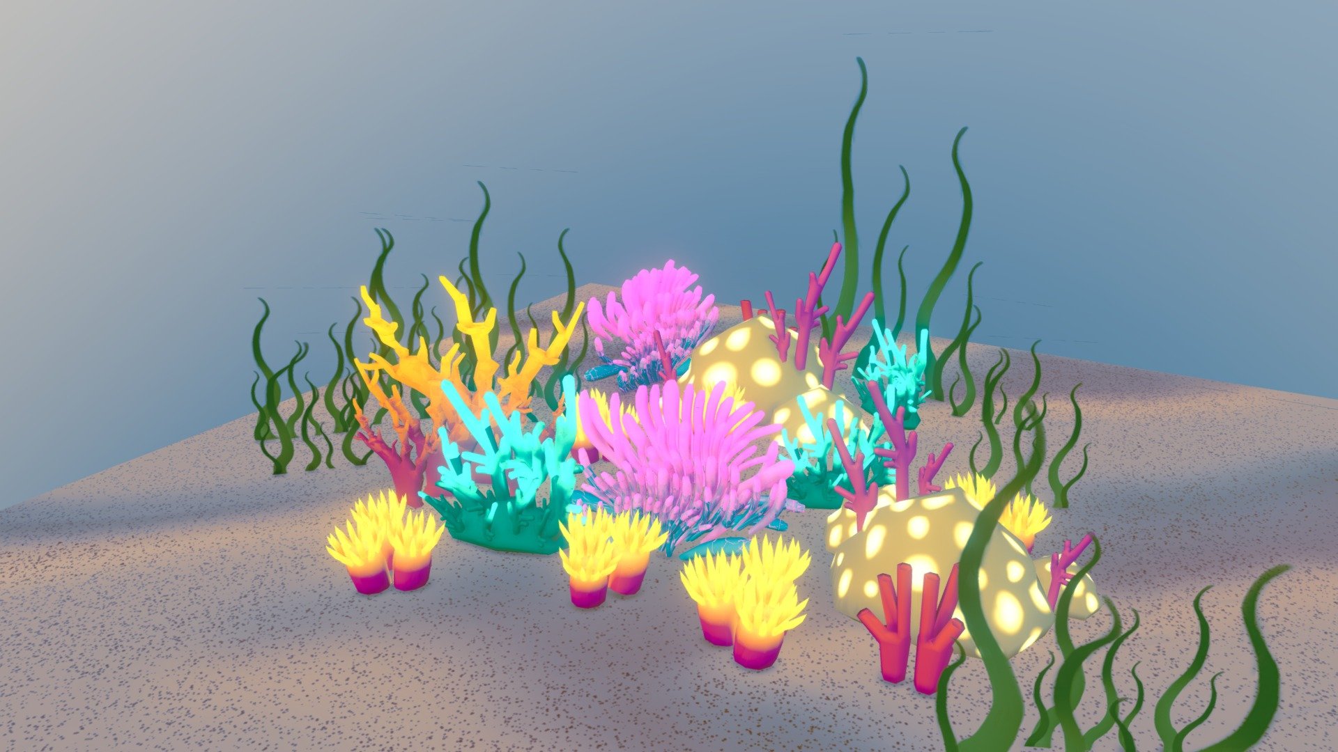 Coral - 3D model by 3DK.Duangjai.ka (@duangjai1999) [345082a] - Sketchfab