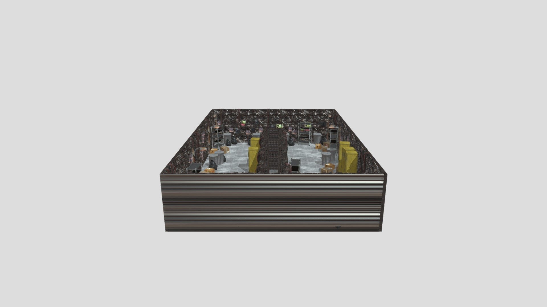 Fnaf 6 Alley Port By Stickboi - Copy - Copy - Download Free 3D model by ...