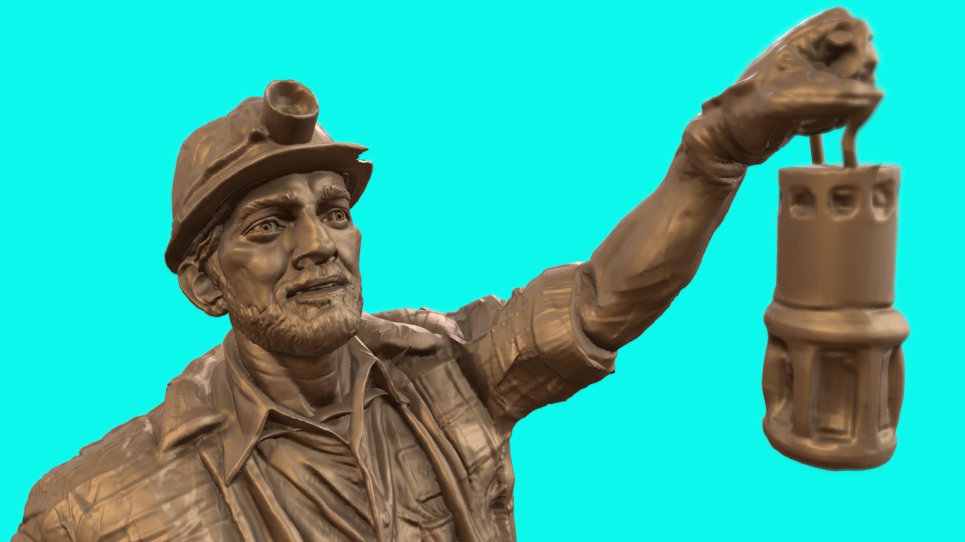 Coal Miner - Buy Royalty Free 3D model by lestersculpt [3450f7a ...