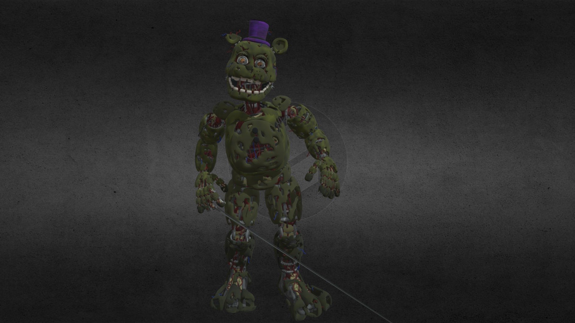 Fred_ Trap_ By_ Springreg_FBX - Download Free 3D model by landan2027 ...
