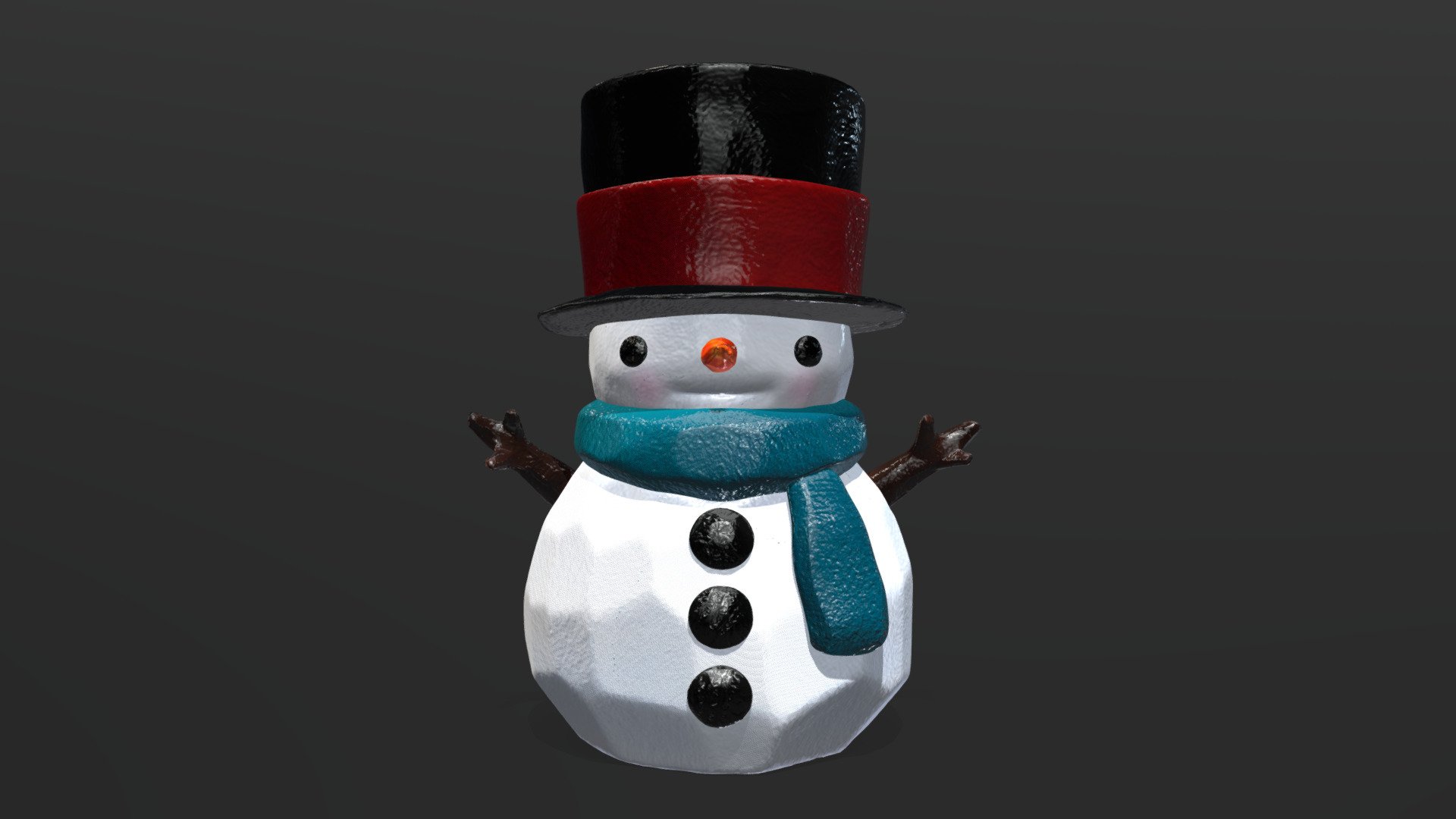 Snowman Modelling - 3D model by makeitwork studio (@ryanxsiu) [3452a65 ...