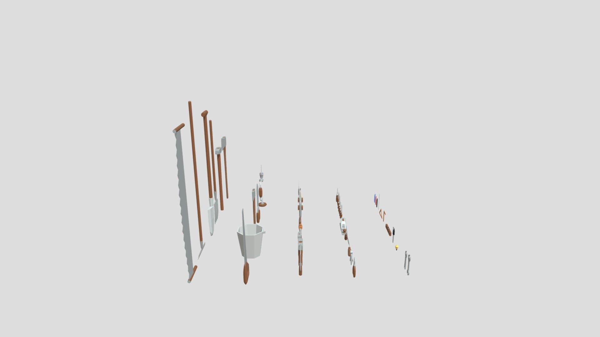 50 Low poly tools - Download Free 3D model by sjolle [3453c7d] - Sketchfab