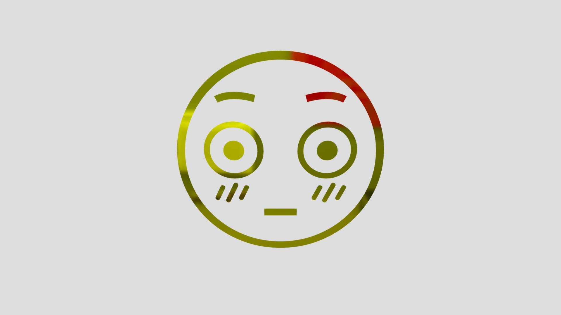Flushed Face Emoji - Download Free 3D model by saurabh.buradkar7 ...