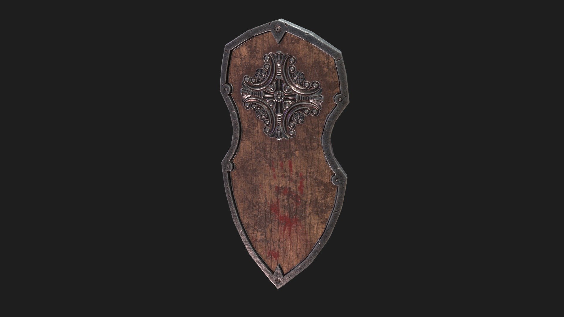 Shield - Download Free 3D model by HUNG-YI (@a3461336k) [3454bc7 ...